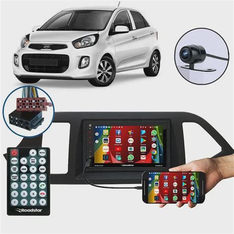 Central Multimidia Mp5 Kia Picanto 2011 2012 2013 2014 2015 2016 2017 Espelhamento Android
