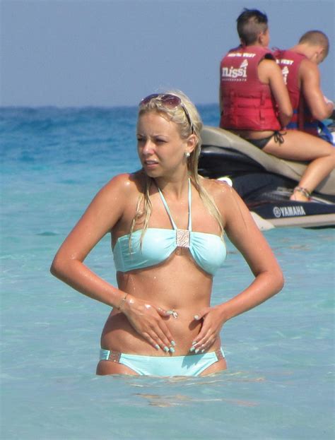 Sacha Parkinson Wearing Sky Blue Bikini On The Beach In Ayia Napa Cyprus Porn Pictures Xxx