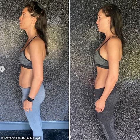Danielle Lloyd Showcases Her Weight Loss In A Collection Of Snaps Daily Mail Online
