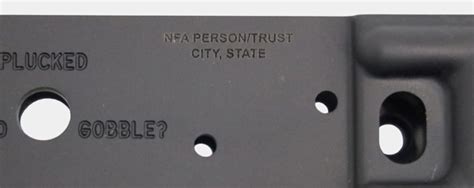 Custom Nfa Engraving Custom Nfa Engraving