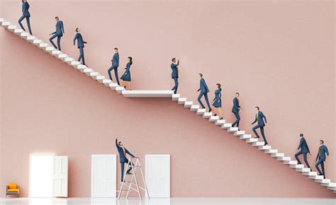 계단을 오르는 성공한 사업가 성취 성장 및 성공적인 경력 여정을 나타내는 비즈니스 개념 그림 3d 렌더링 개념에 대한 스톡 사진 및 기타 이미지 Istock