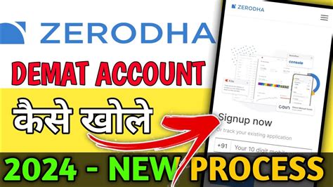 How To Open Account In Zerodha Zerodha Demat Account Opening 2024