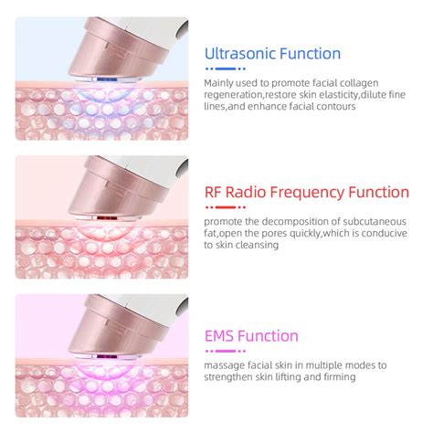 Мини Hifu машина Ултразвук Rf Ems Устройство за красота на лицето Масажор за лице Повдигане на