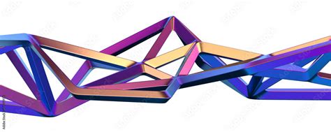 Abstract Structure 3d Render Stock Illustration Adobe Stock