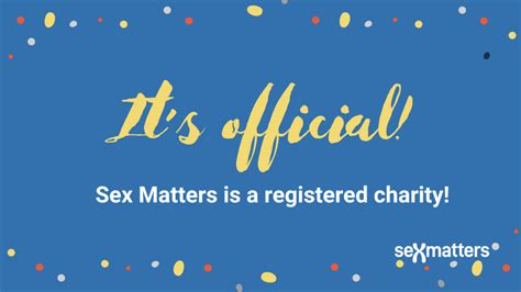 Sex Matters Is A Charity Sex Matters