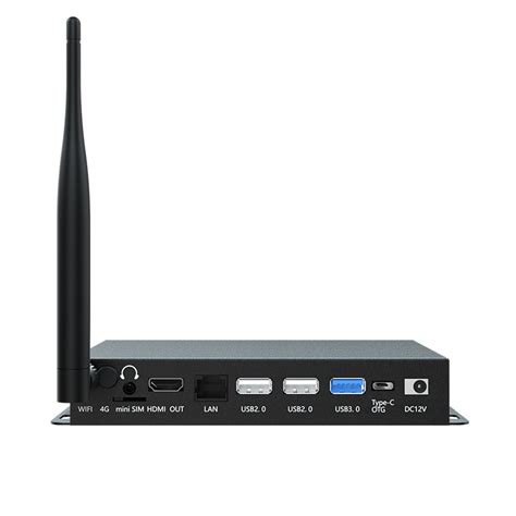 Portworld Wall Mounted Bt50 5g Wifi Fanless 4k Display Output Edge Computing Terminal Mini Pc