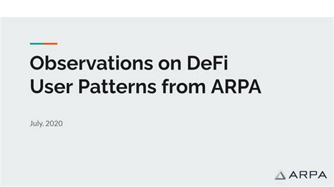 Arpa Despite Its Hype Defi Only Attracts 1 Of All Crypto Users