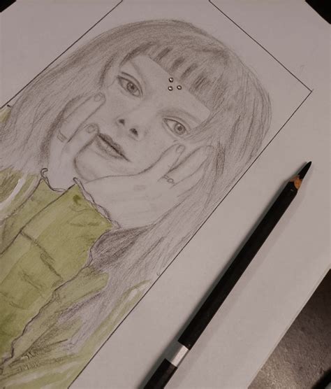 A Drawing I Made Of Aurora