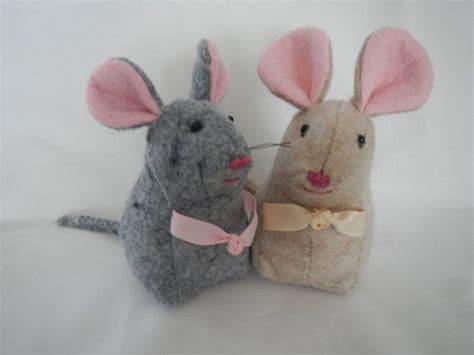 Mouse Pattern Pdf 4 Inch Tall Wool Felt Toy Party Favor Craft