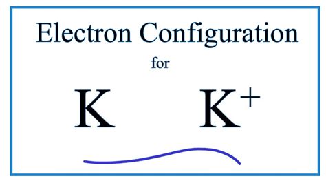 Electron Configuration Of Potassium