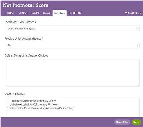 Custom Question Builder Alchemer Scripting