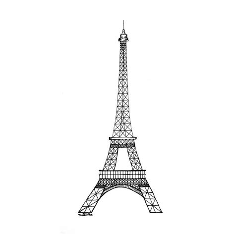Eiffel Tower Drawing Outline At PaintingValley Com Explore Collection Of Eiffel Tower Drawing