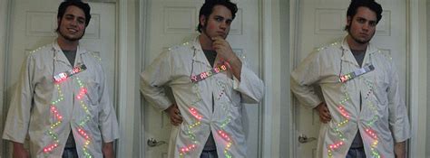 Led Lab Coat Arduino Powered Costume Exhibition Arduino Forum