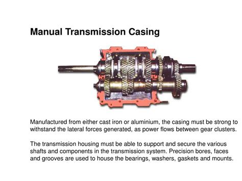 PPT Manual Transmission Components And Operation PowerPoint Presentation ID