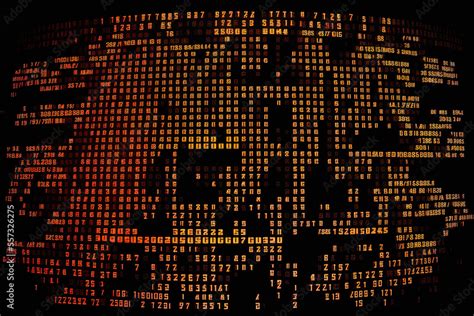 Digital Technology Background Using Binary Zeros And Ones Generative Ai Stock Illustration