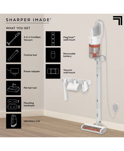 Sharper Image 2 In 1 Cordless Stick And Handheld Vacuum Macys
