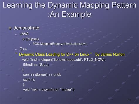 Ppt Da Yeh University Csie Pattern Oriented Design The Dynamic Mapping Design Pattern