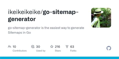 Github Ikeikeikeike Go Sitemap Generator Go Sitemap Generator Is The Easiest Way To Generate