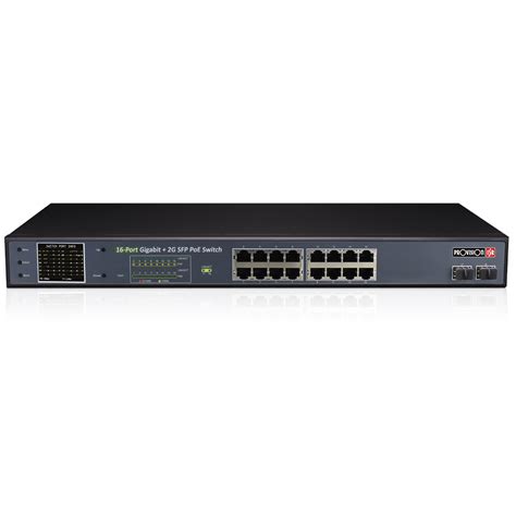 מתג Poe 16 2sfp Giga 16 10 100 1000 Poes 16250gcl 2sfp Provision
