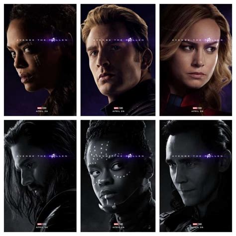 Avenge The Fallen New Avengers Endgame Posters Reveal Who Survived