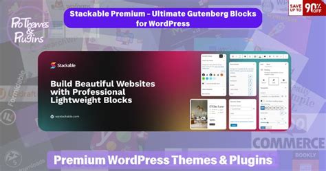 Stackable Premium Ultimate Gutenberg Blocks For WordPress ProthemesWP