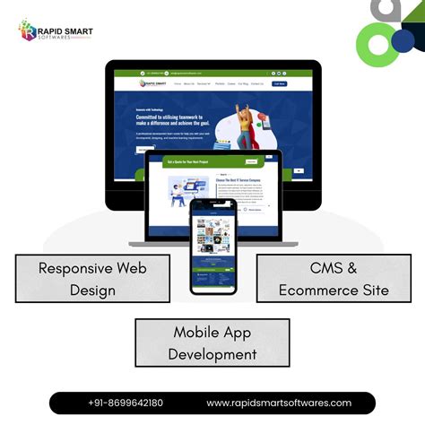 Rapid Smart Softwares On Linkedin Responsivedesign Mobileappdevelopment Cms Ecommerce