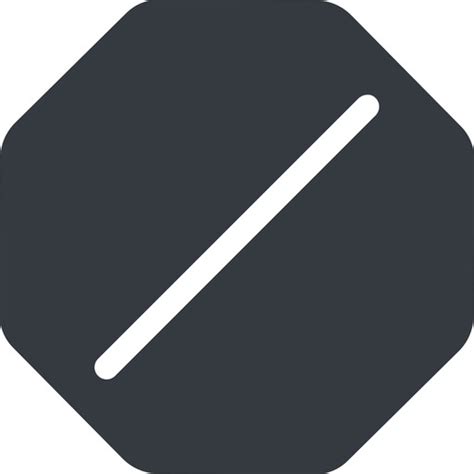 slash icon by friconix fi onsuxl slash normal solid octagon slash