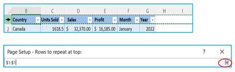 Print Top Row On Every Page In Excel