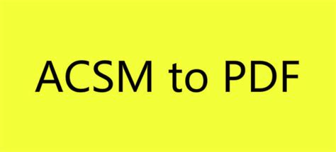 How To Convert ACSM To PDF WPS PDF Blog