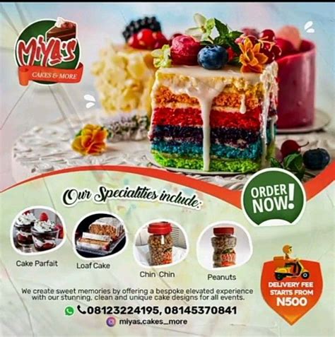 Olamide Adigun On Linkedin For Your Cakes And Confectionaries Catering Service With Excellent