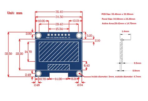 13inch Spi Oled Module Sh1106 Skumsp130x Lcd Wiki