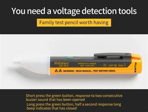 Voltage Detection Pen Electric Indicator LCD Sensor Socket Wall Non Contact Ac Voltage Detector
