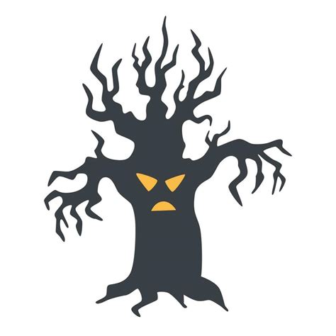 Creepy Halloween Tree 31714947 Vector Art At Vecteezy