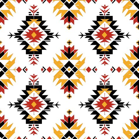 Native American Geometric Seamless Pattern Native American Patterns