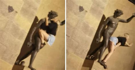 Female Tourist Climbs Onto Statue And Imitates Rude Acts World News News Daily Express Us