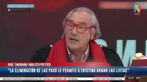 Raúl Timerman Aseguró Que La Eliminación” De Las Paso Le Permite” A