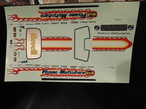 116 Scale Pisano And Matsubara 1973 Vega Funny Car Decal Car Aftermarket Resin 3d Printed