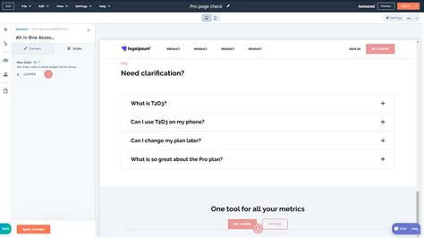 Hubspot Web Accessibility Widget Installation All In One Accessibility