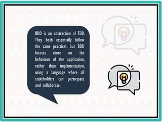 What Is Behavior Driven Development BDD PPTX Programming Languages Computing