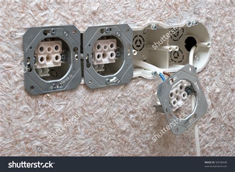 Installing Outlet Electrical Box Construction Stock Photo Shutterstock