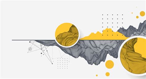 Abstract Wireframe Background Modern Science Vector Image