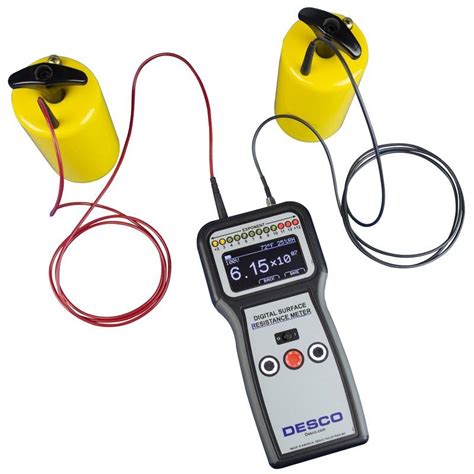 Descoeurope Surface Resistance Testers Digital Surface Resistance Meter Kit