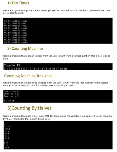solved 1 ten times write a program that prints the