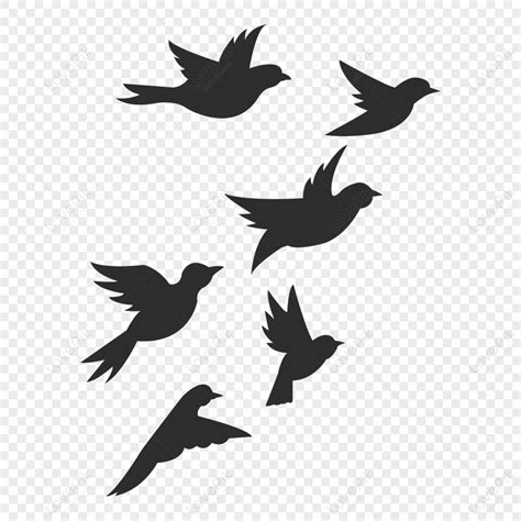 새 일러스트 비행 실루엣단순한영적인모양 Png 일러스트 무료 다운로드 Lovepik
