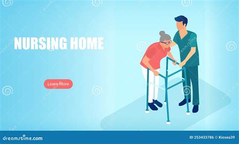 Nurse Assisting Patient Icon Cartoon Vector 346938223