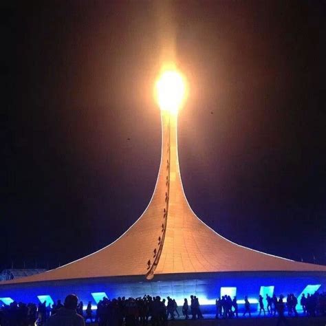 Sochi Olympic Cauldron XXII OLYMPIAD Russia Black Sea Sochi Eiffel