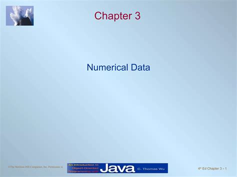 Numerical Data Types And Operations In Java Ppt