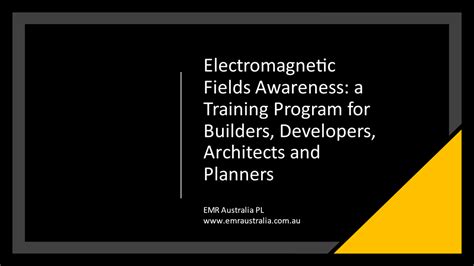 Builders Developers Architects Planners Electromagnetic Fields Aw Emr Australia