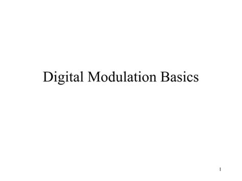 Digital Modulation Basics Ask Fsk Psk Dpsk Qpsk Ppt