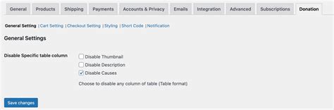 Advanced Donation Documentation Woocommerce
